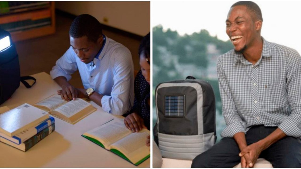 Estudiante haitiano inventa una mochila solar para que personas sin ...