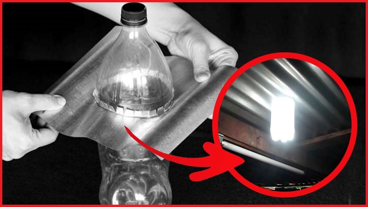 Cómo hacer una bombilla botella solar que funcione de día y de noche ...