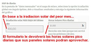 5️⃣ Cálculo de la Hora Solar Pico y el ángulo de inclinación óptimo ...
