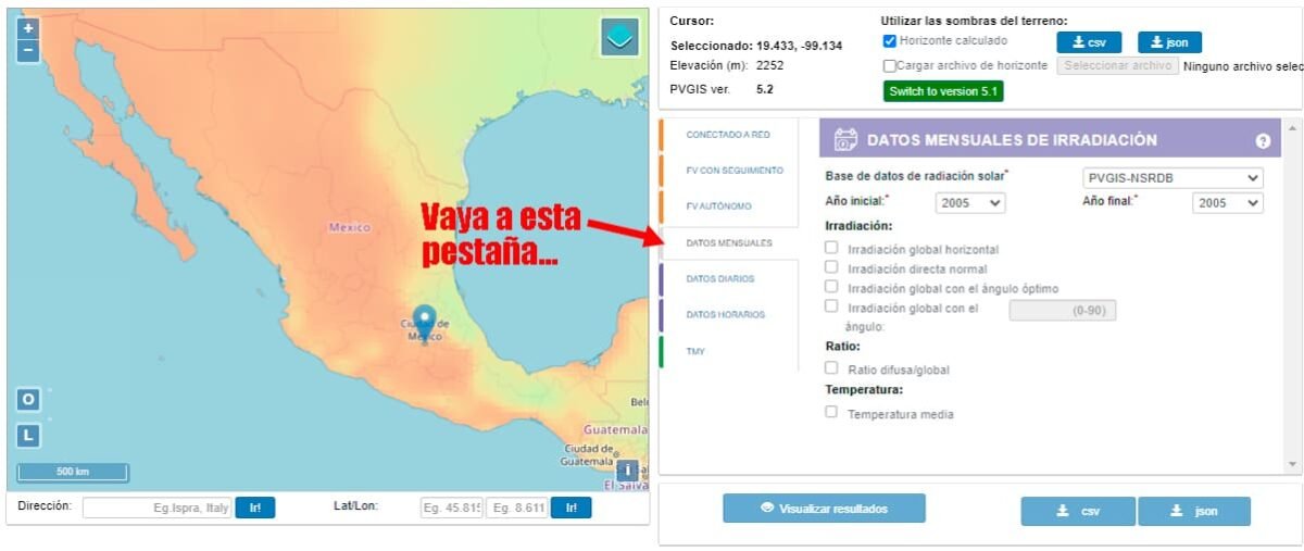 5️⃣ Cálculo de la Hora Solar Pico y el ángulo de inclinación óptimo ...