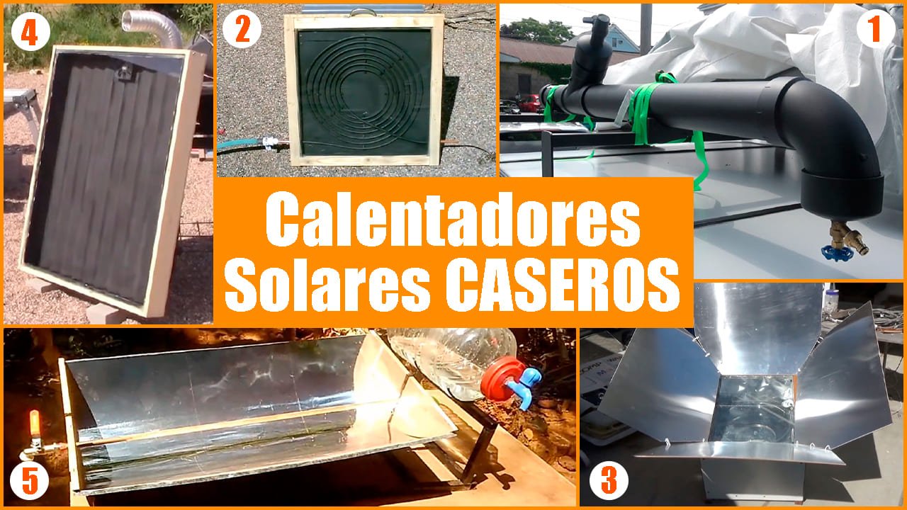 TOP 5 Calentadores Solares Caseros que tú mismo puedes construir | VÍDEO